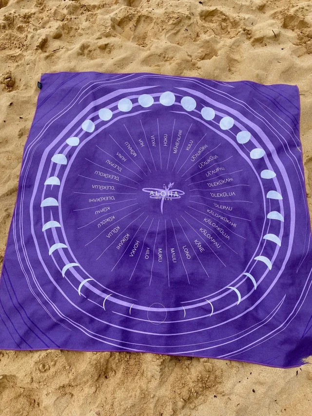 Aloha Modern X AKL Helu Po Blanket | Ali`i Kula Lavender